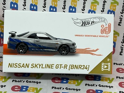 Hot Wheels ID Cars Screen Time Fast & Furious Nissan Skyline GT-R BNR34 ...