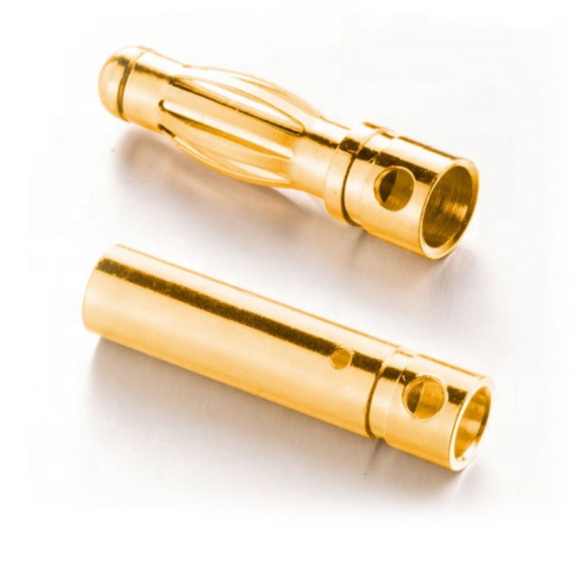 4 Mm Hose 4mm Gold Connector Set - Male To Male & Female Bullet Plugs ...
