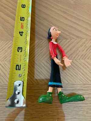 Vintage Popeye's Girlfriend Olive Oyl Bendable Figurine Toy About 4 ...