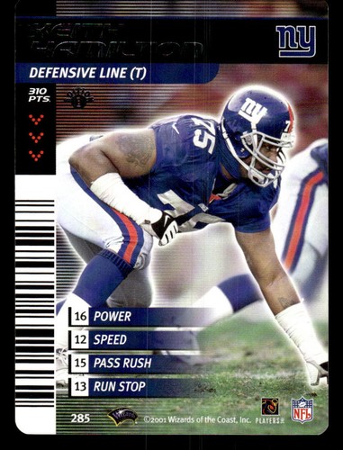 2001 NFL Showdown 1st Edition #285 Keith Hamilton | eBay