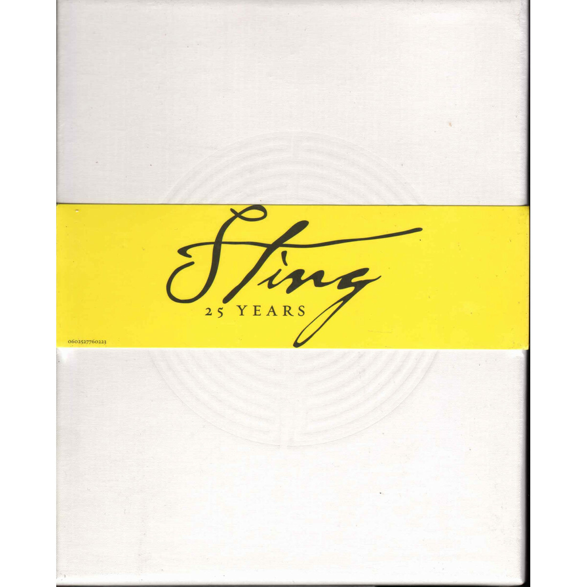 Sting Box 3 CD 1 DVD 25 Years / A&M Records Sealed 0602527760223 | eBay