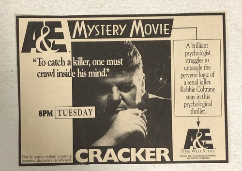 Cracker Movie Print Ad Advertisement Robbie Coltrane TPA8 | eBay