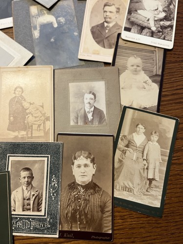 Lot Of 23 Victorian 1890s 1900s CDV Miniature Cabinet Cards Photos ...