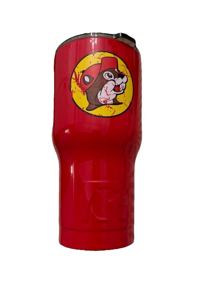 RTIC Buc-ee’s 30 Ounce Red Tumbler Bucee’s Cup Stainless Steel BPA Free ...