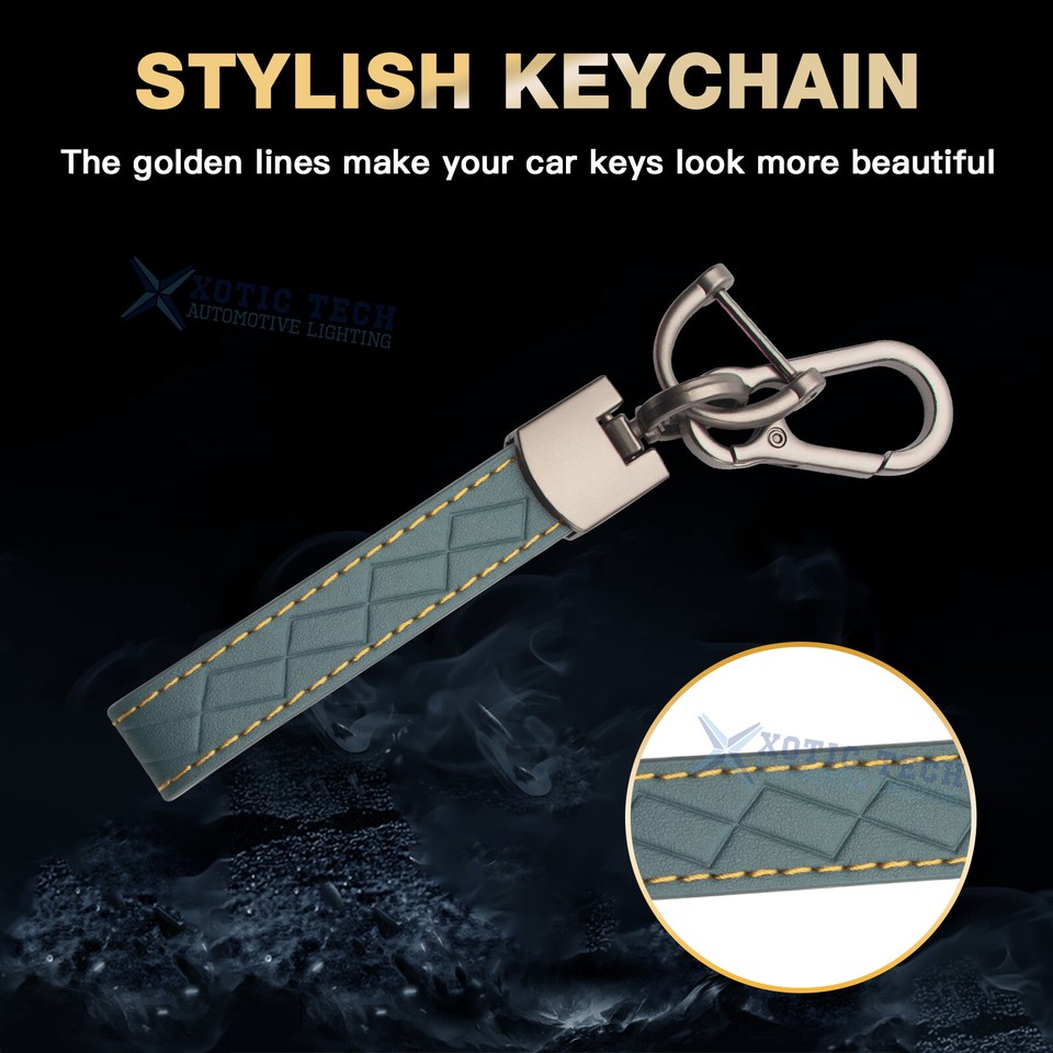 Full Cover Smart Key Fob Holder w/Keychain For Ford Explorer Expedition ...