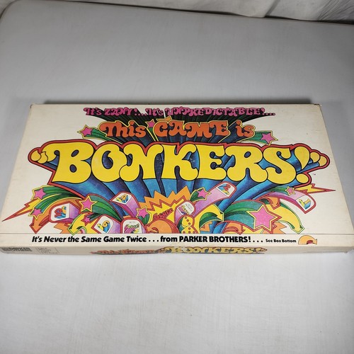 Bonkers Vintage Board Game 1978 Complete Family | eBay