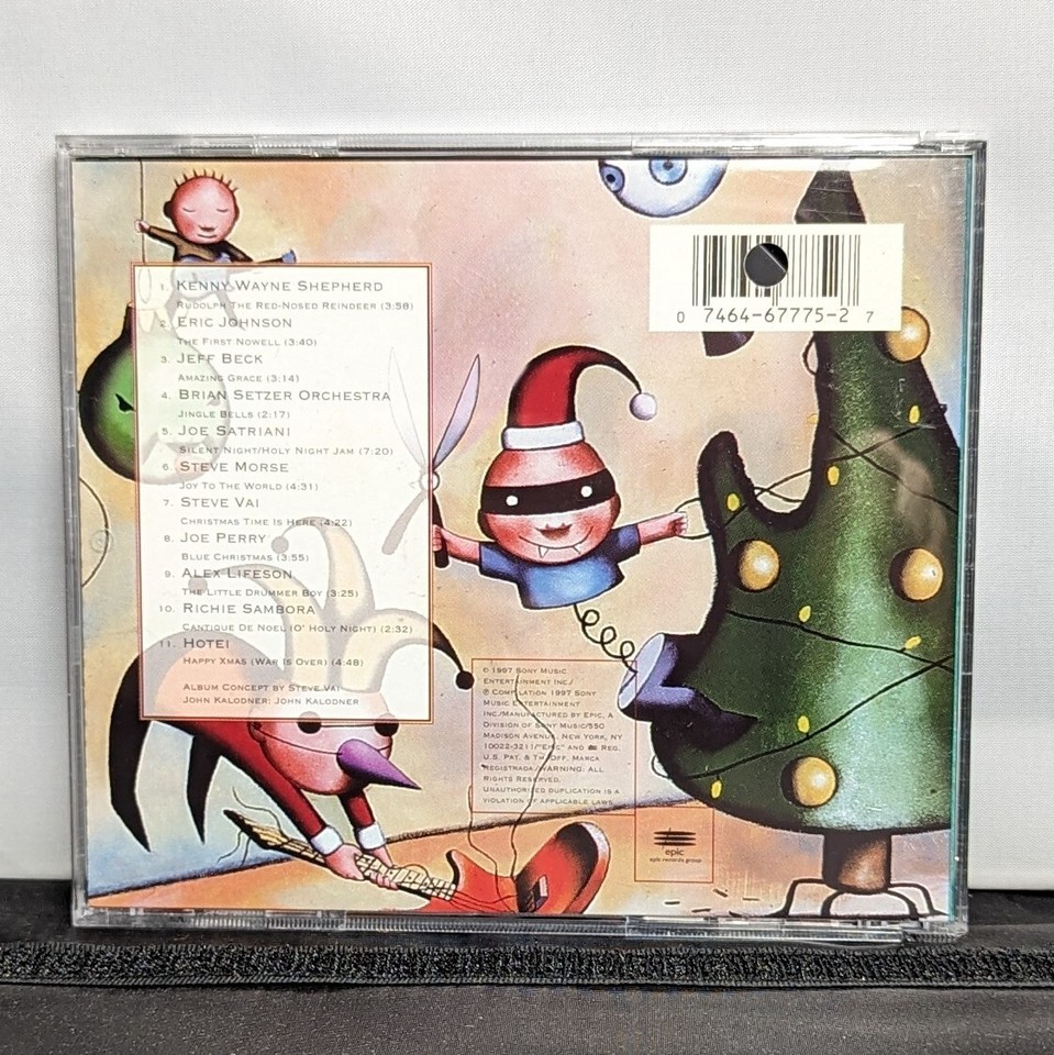 Merry Axemas A Guitar Christmas CD Jeff Beck Steve Vai Joe Perry Joe ...