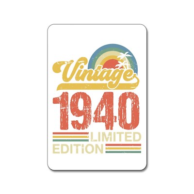 Vintage - 1940 - Limited Edition - Birthday Anniversary Year Magnet | eBay