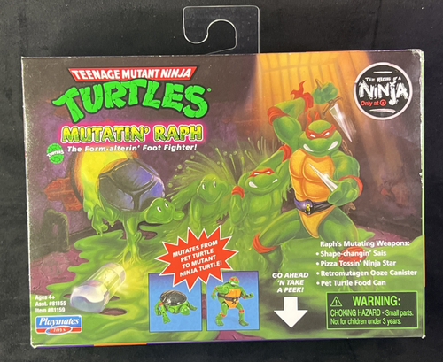 Teenage Mutant Ninja Turtles Mutatin' Raph Raphael Figure TMNT New ...