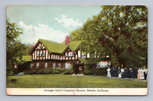 George Ade Country Tudor House BROOK Indiana Antique Newton County ...