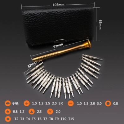 25 Pc Macbook Air, Macbook Pro Repair Tool Kit w/ 1.2mm Pentalobe ...
