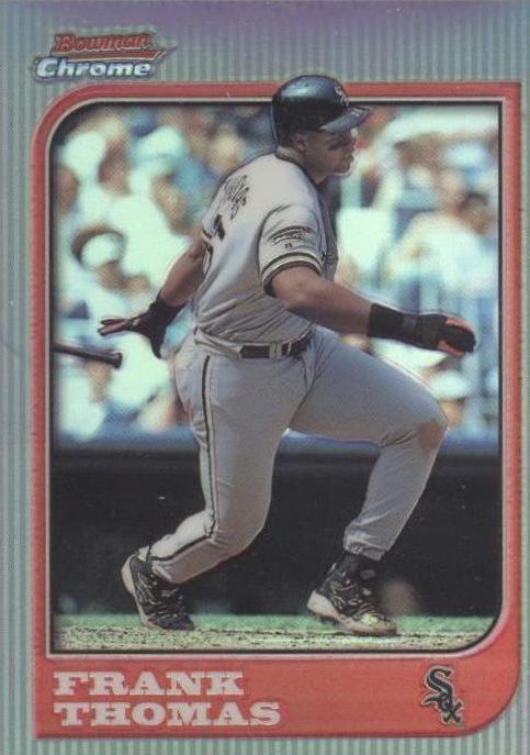 1997 Bowman Chrome - Frank Thomas #100 Refractor for sale online | eBay