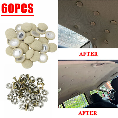 Car Roof Repair Rivets Sagging Headliner Fix Repair Pins 60 pc Snap ...