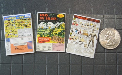 1/6 Scale Spoof Comic Book Set of 3 - Badman - Blunder Woman - Spider ...