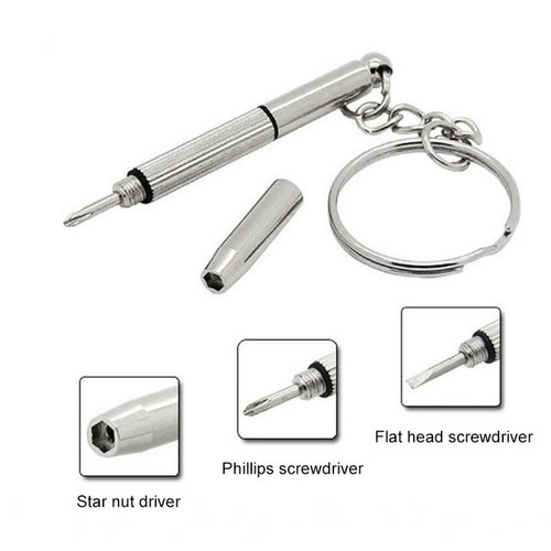 5pcs Mini 3in1 Eyeglass Screwdriver Sunglass Watch Repair Kit Tool with ...