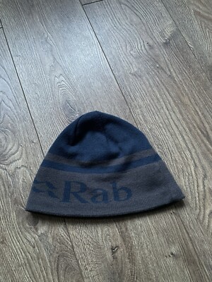 Rab Outdoors Navy & Blue Lined Beanie Hat | eBay