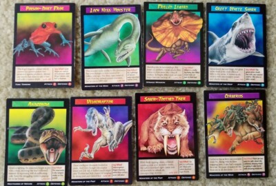 Set of 8 Weird n’ Wild Creature cards | eBay