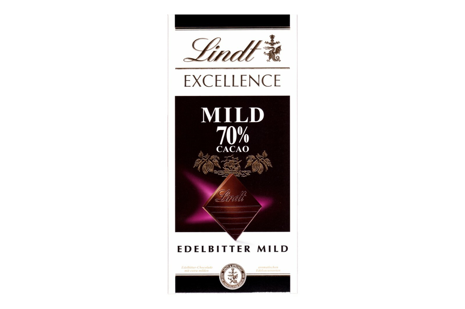 3x genuine LINDT Excellence 70% Cocoa 🍫 smooth fine dark chocolate ...