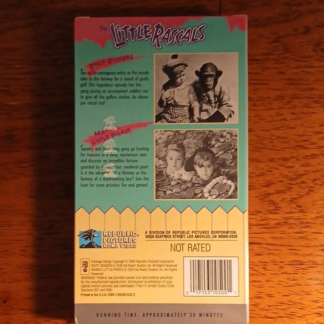 Republic Pictures The Little Rascals Divot Diggers/Mama's Little Pirate ...