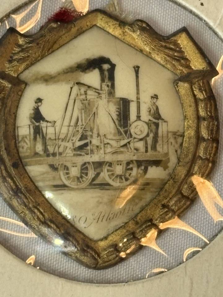 B&O Railroad 1880's Steam Medal Baltimore & Ohio RR Steam Engine - Very ...