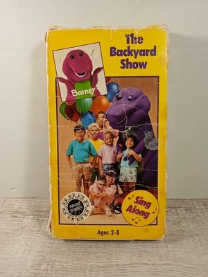 Barney The Backyard Show VHS Pre-owned | eBay