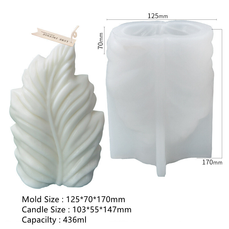 DIY Candles Moulds Soy Wax Candle Molds Aromatherapy 3D Soap Silicone ...