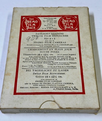 F009 Premo Film Pack for Premo 4x5 Film Cameras | eBay