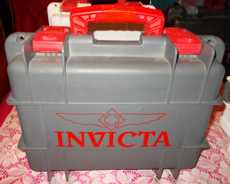 INVICTA Waterproof STORAGE Wrist Watch BOXES Large & Small AIRTIGHT ...