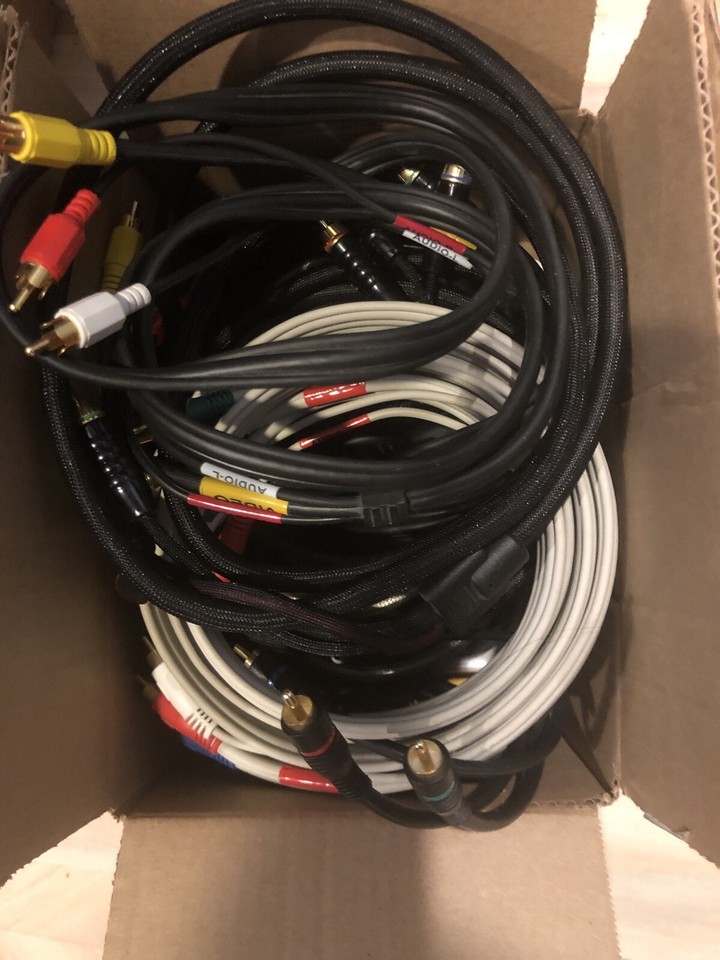 Standard Audio Visual Cables: Component / Composite / S — All 13 Cables ...