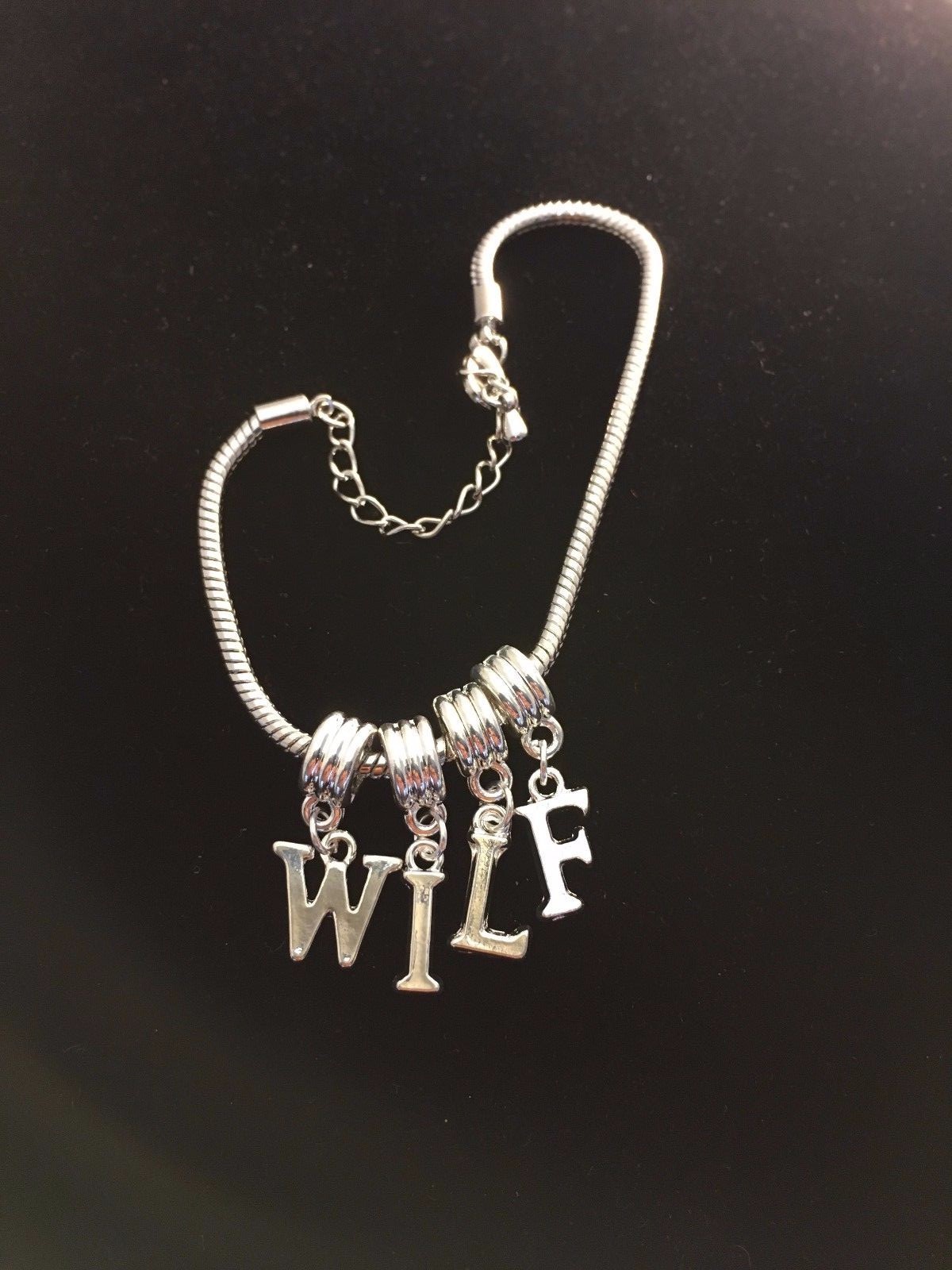 Sexy "WILF" WIFE Anklet Swinger Queen of Spades Jewelry Fetish BBC ...