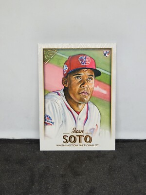 Juan Soto Rookie Card 2018 Topps Gallery #126 Washington Nationals MVP ...