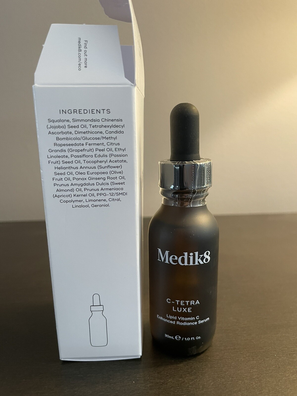 Medik8 C-Tetra Luxe Lipid Vitamin C Enhanced Radiance Serum 30ml 1 fl ...