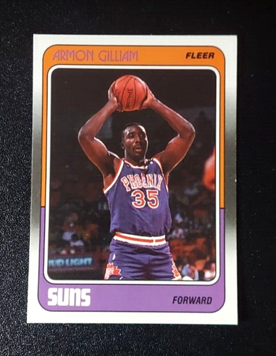 1988-89 Fleer Basketball Phoenix Suns #91 Armon Gilliam ROOKIE RC 88 ...