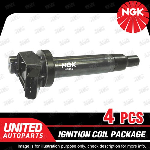 4Pcs NGK Ignition Coils for Toyota Rukus AZE151 Harrier ACU30 Previa ...