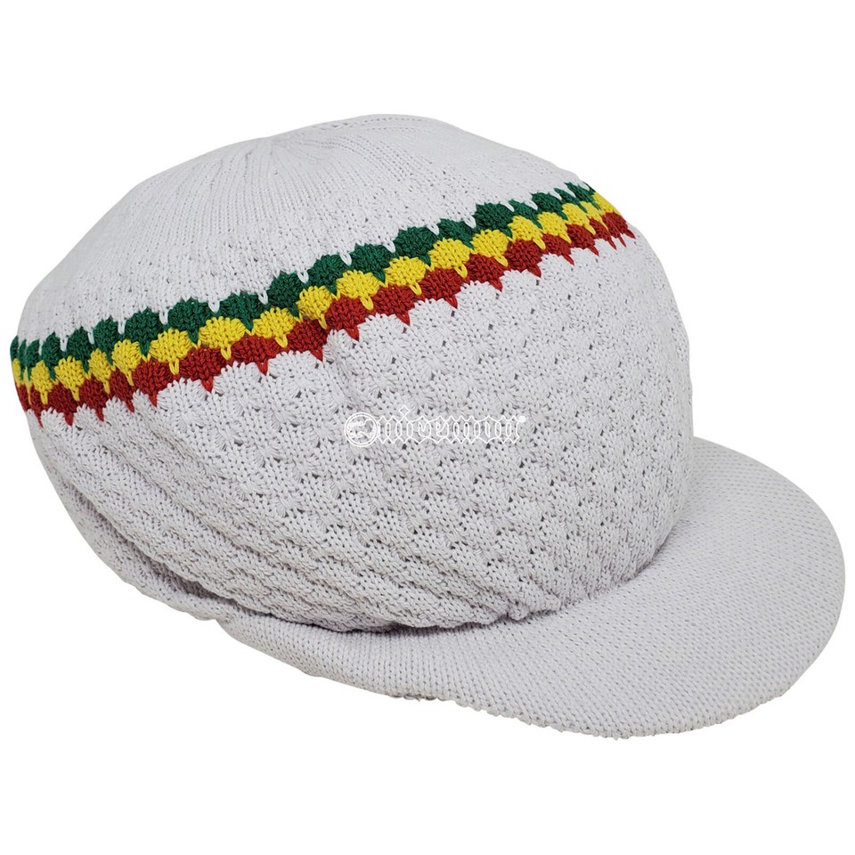 Rasta Rastafari Hat Cap Rastacap Reggae Jamaica Headwear Dreadlocks ...