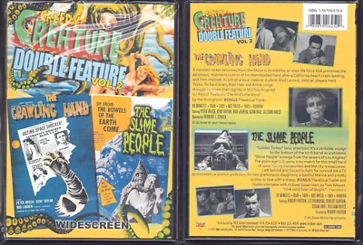 Creepy Creatures Vol. 2: The Crawling Hand / The Slime People (DVD) NEW ...