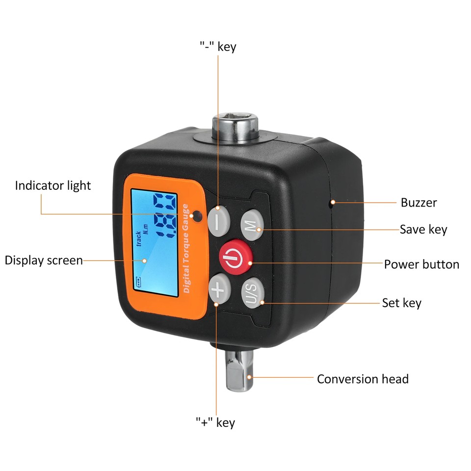 Digital Torque Meter Torque Tester High Precision Digital Torque Meter ...