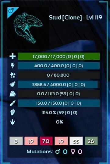 ARK Survival Ascended PvE PC/XBOX/PS NEW Top Stats Tek Giga 64 Points ...
