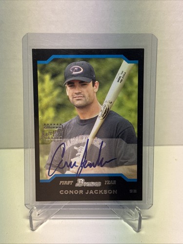 2004 Bowman - First Year Conor Jackson #168 Autographs (AU, RC) for ...
