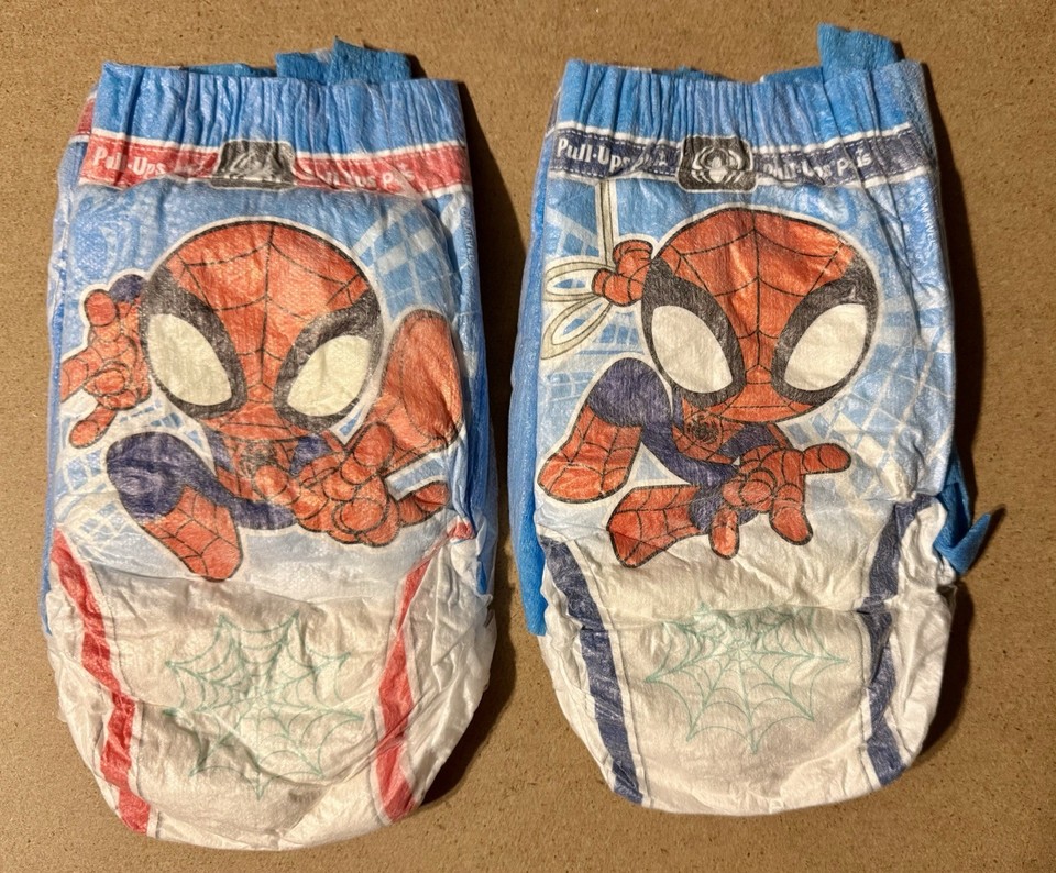 Pull-Ups Boys' Spider-Man Potty Training Pants Diapers Size 4T-5T | eBay