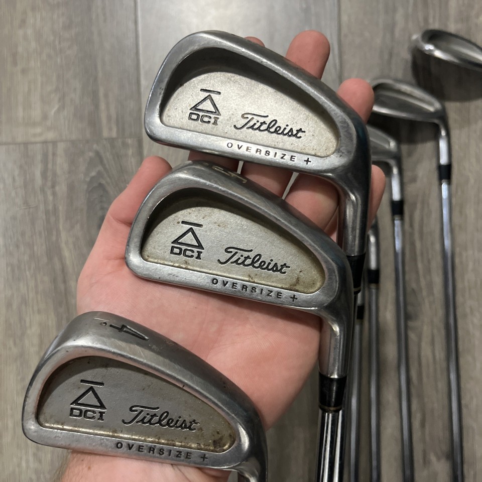 Titleist DCI Oversize + Plus Iron Set 4-SW Steel (8 Clubs) Shafts ...