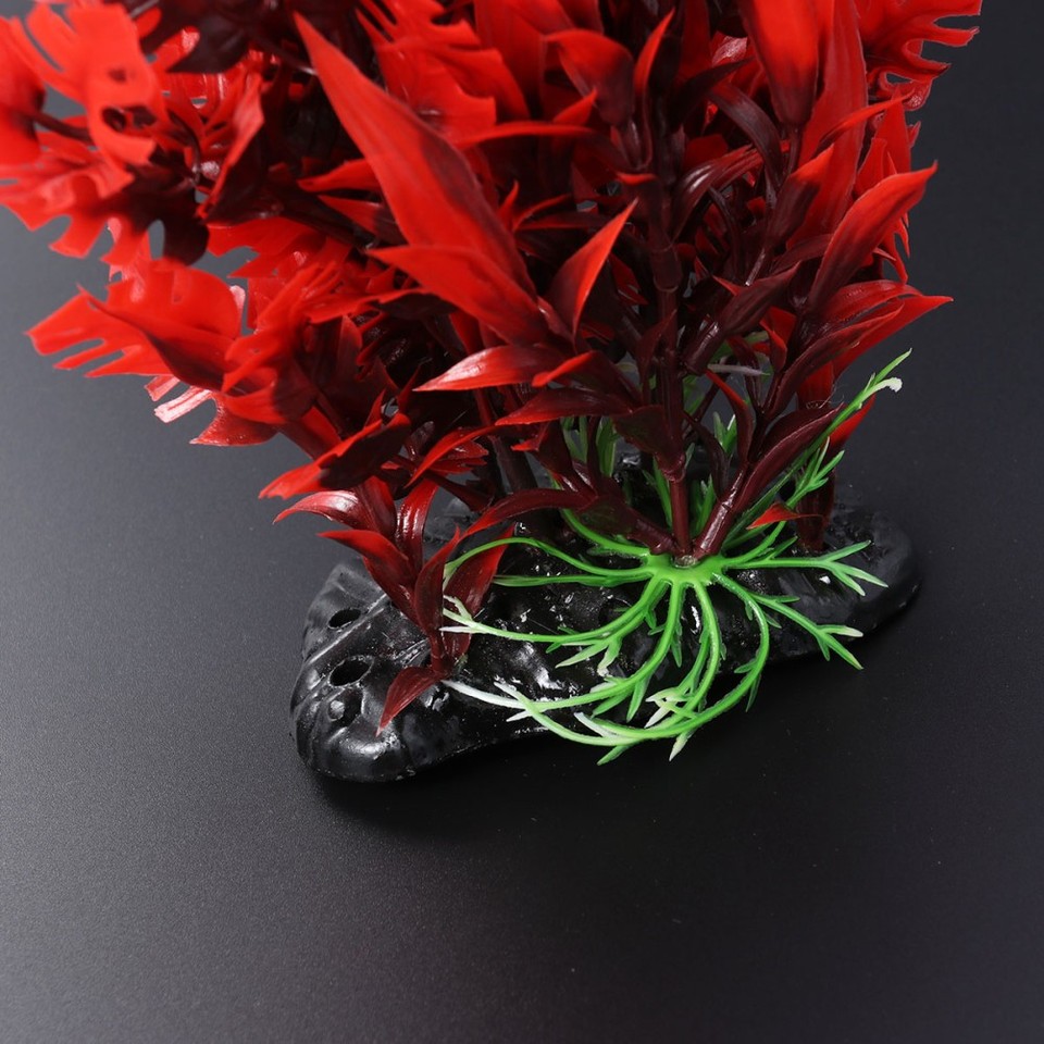 40 CM Fake Water Plants Artificial Aquarium Fish Ornaments for Tanks ...