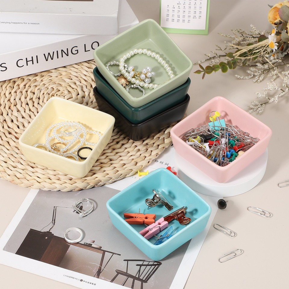Square Paper Clip Holders, Matcha Green | eBay Australia