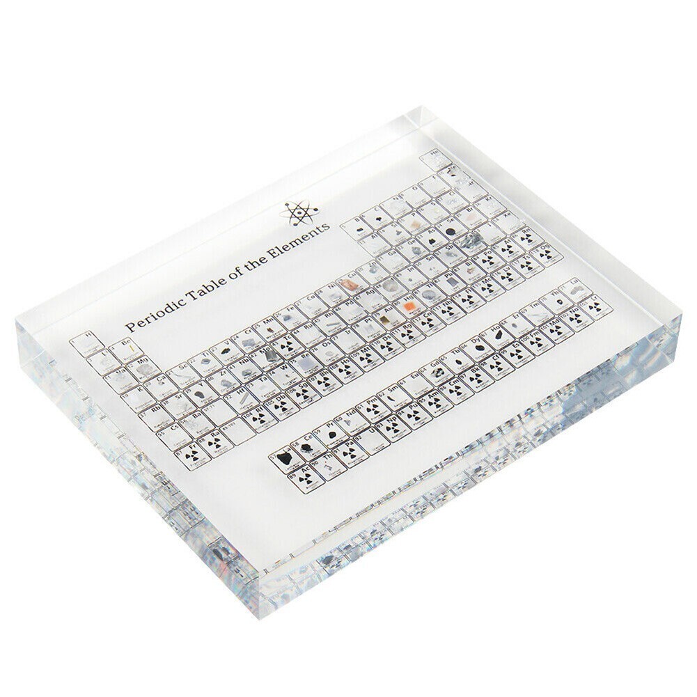 Periodic Table Display With Elements Chemical Chemistry Clear ...