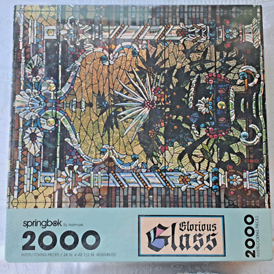 Springbok by Hallmark 2000 piece "Glorious Glass" | eBay