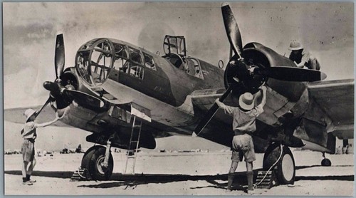 MARTIN 167 MARYLAND RAF BOMBER DESERT ORIGINAL VINTAGE BRITISH OFFICIAL ...