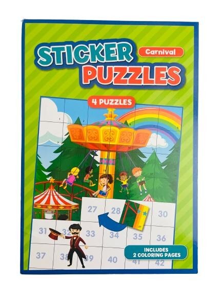 Sticker Puzzles - Carnival- 4 Puzzles | eBay