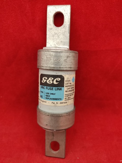 GEC TF125 125a 125amp HRC Bolted Fuse for sale online | eBay