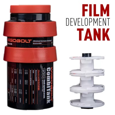 120 135 Developing Tank 3 Spiral Reels for Darkroom Roller film ...