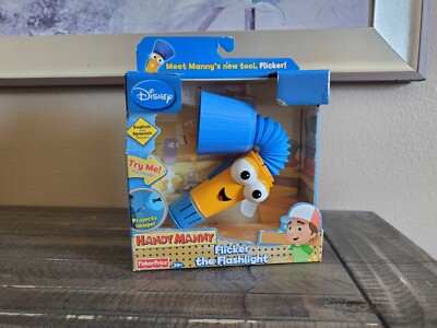New 2008 Mattel Disney Handy Manny 8” Electronic Flexible Flicker The ...